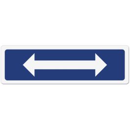 Opplysningsskilt: Piler, aluminium, 50 x 15 cm | Pervaco